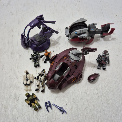 Mega Bloks Construx Halo Set Lot 96949 96993 97110 Covenant Spectre ...