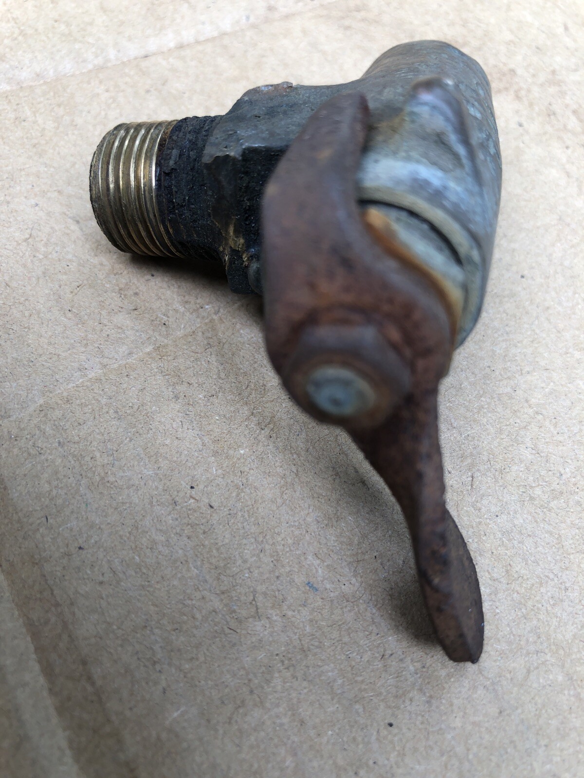 1931 Model A Ford Fuel Shutoff Shut Off Gas Engine Indented Firewall ...