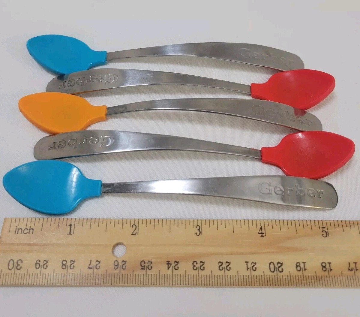 Gerber Baby Spoon Curved Handle Baby Spoon Vintage Sterling Silver