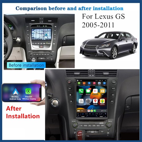 9.7'' Stereo Radio Navi GPS For Lexus GS300 GS350 GS400 GS430 2005-2011 ...