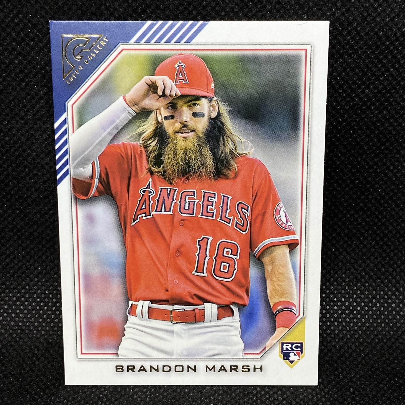 2022 Topps Gallery Brandon Marsh RC Rookie Los Angeles Angels ...