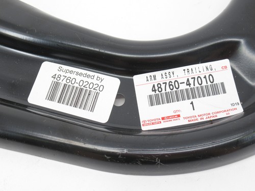 Genuine OEM Toyota 48760-02020 Passenger RH Rear Trailing Arm Assy | eBay
