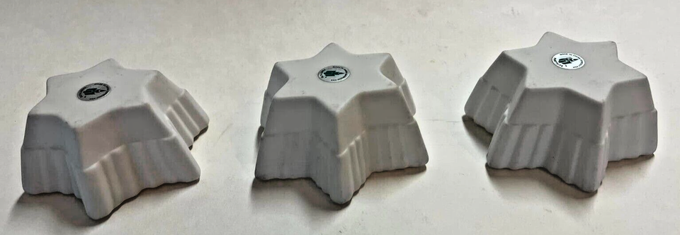 PartyLite Snow Drifters 3 Snowflake Tealight Candle Holder Set White ...