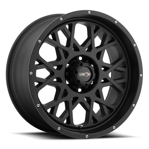 18x9 Vision Off-Road 412 Rocker Satin Black Wheel 5x150 (12mm) | eBay