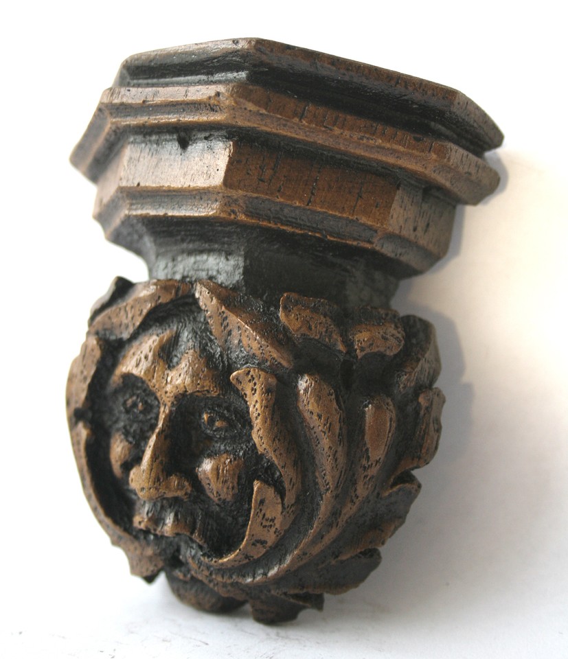 Green Man Corbel Medieval Reproduction Carving English Heritage Hand ...