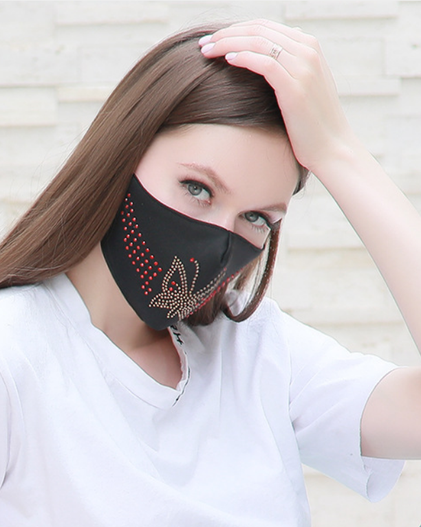 Face Mask Cover Fashion Reusable Washable Breathable Cloth Covering ...