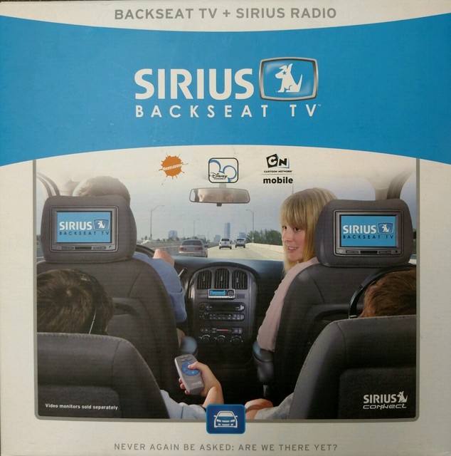 Sirius SCV1 Backseat TV System for Sirius / for XM Satellite Radio ...