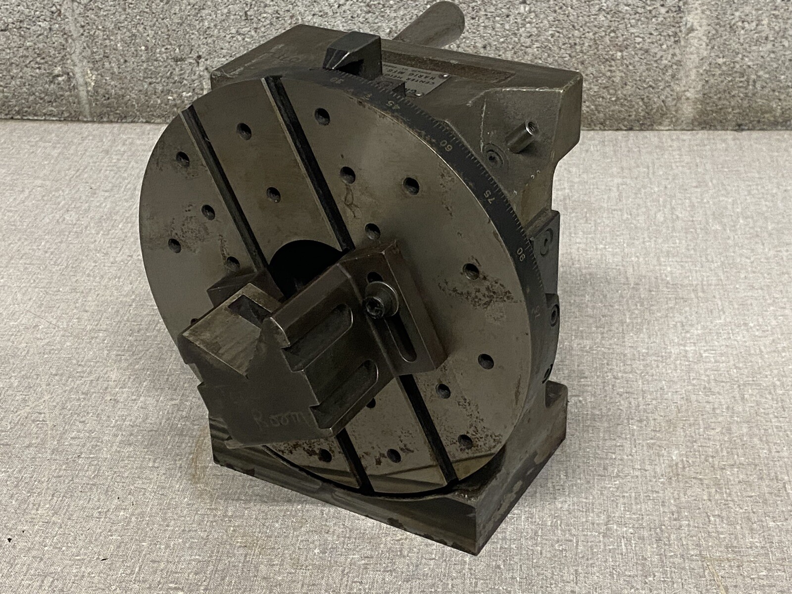 Harig Grind All No 2 Spin Indexer V Block Fixture 4.000" Center Height ...