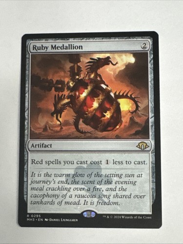 MTG ** RUBY MEDALLION ** Modern Horizons 3 MH3 ** NM ** MAGIC | eBay