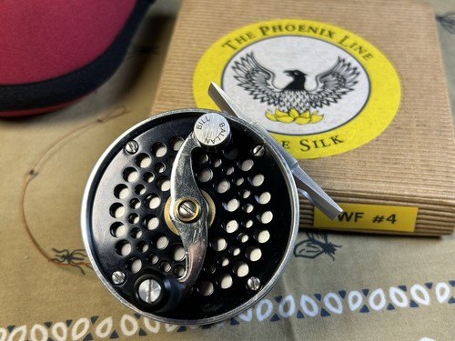 🔥Bill Ballan Fly Reel With 4wt Phoenix Silk Fly Line, Near Mint Ready ...