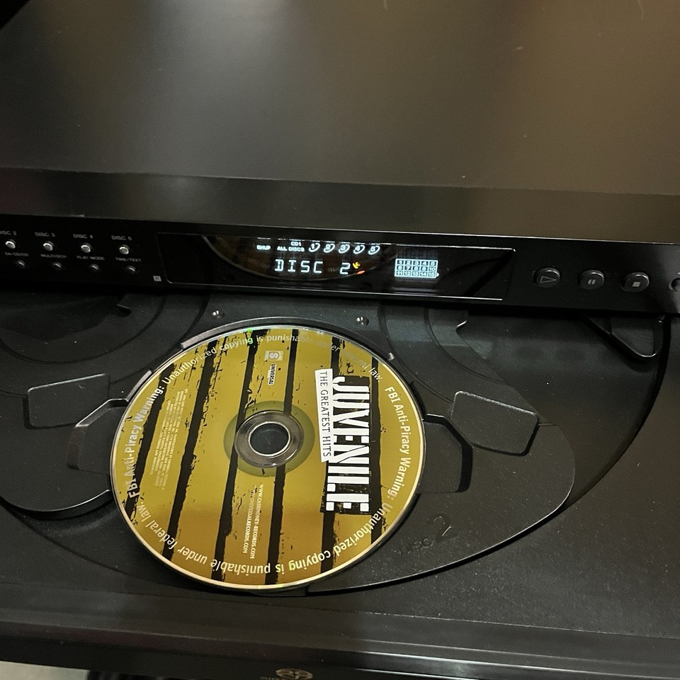 Sony SCD-CE595 5-Disc Super Audio CD Player SACD 5.1 Surround Changer ...