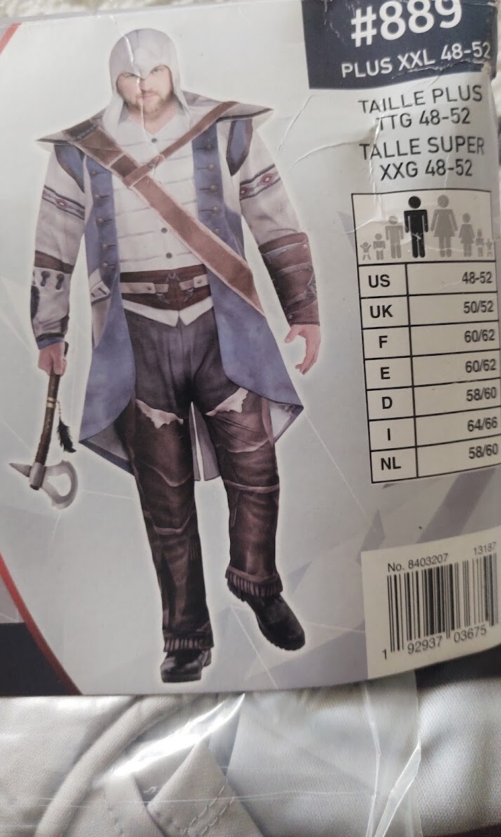 Assassins Creed Connor Costume Pattern