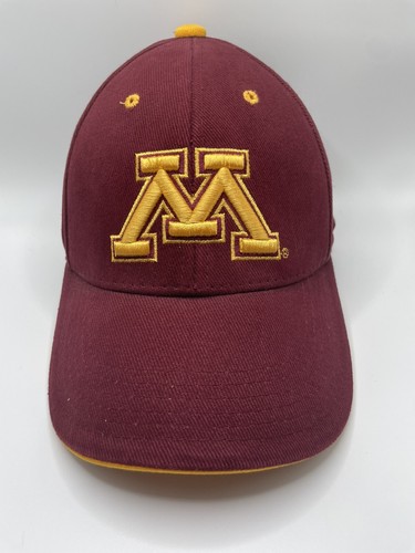 Minnesota Golden Gophers Maroon Baseball Cap Embroidered Gold Hat ...