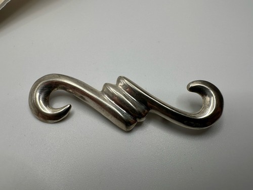 Vintage Frank Chee's Dine Native American Sterling Silver Brooch 6.5cm ...