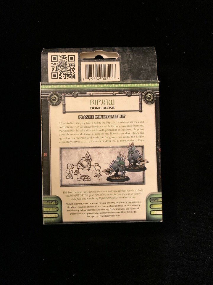 Warmachine Cryx Ripjaw Bonejacks | eBay