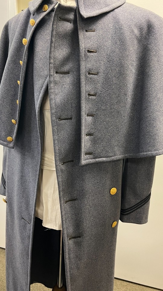 U.S.M.A. West Point Cadet Grey Wool Cadet Winter heavy Overcoat - size ...