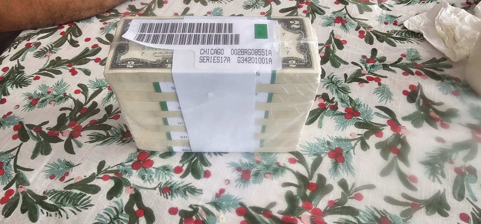 New-Sealed BEP Brick 2017A Alanta Georgia $2 Two Dollar Bill Pack 1000 ...