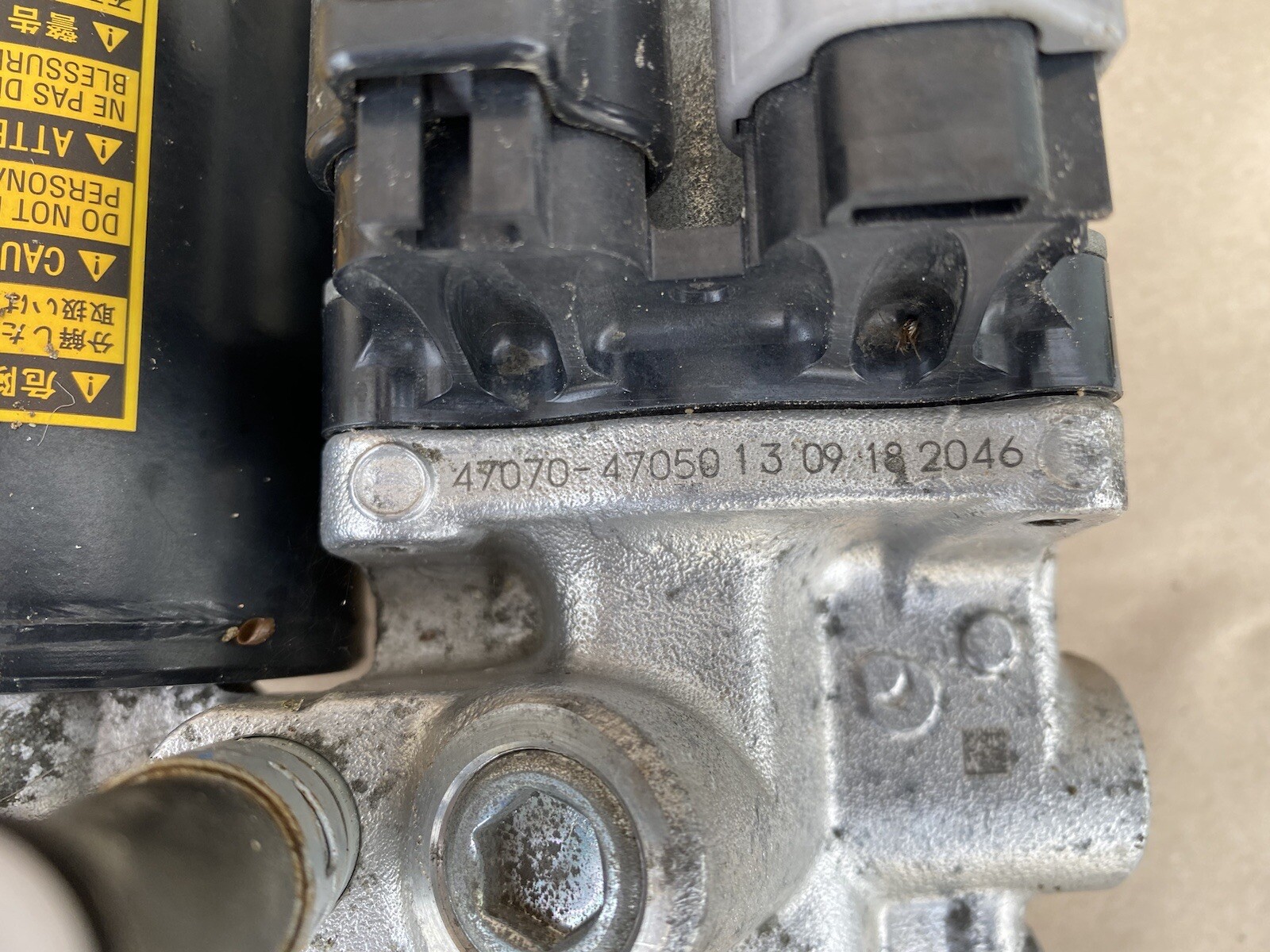10-15 TOYOTA PRIUS Brake Booster ABS PUMP & ACCUMULATOR 47070-47050 | eBay