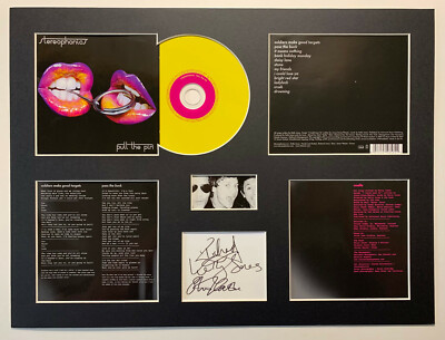 STEREOPHONICS - Signed Autographed - PULL THE PIN - Album Display ...