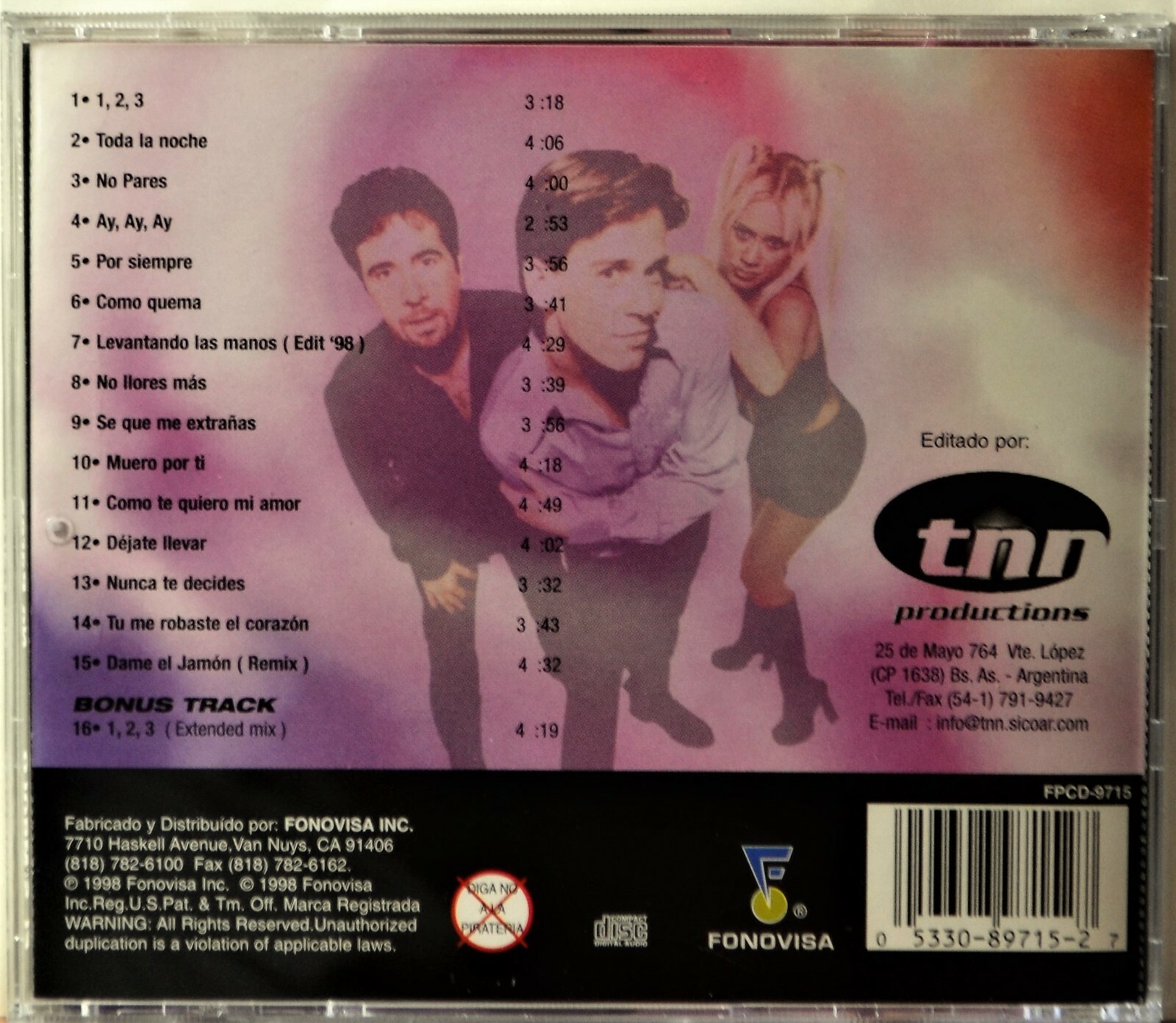 CD El Simbolo No Pares Ay Ay 1 2 3 Por Siempre Latin NICE Extra Discs ...