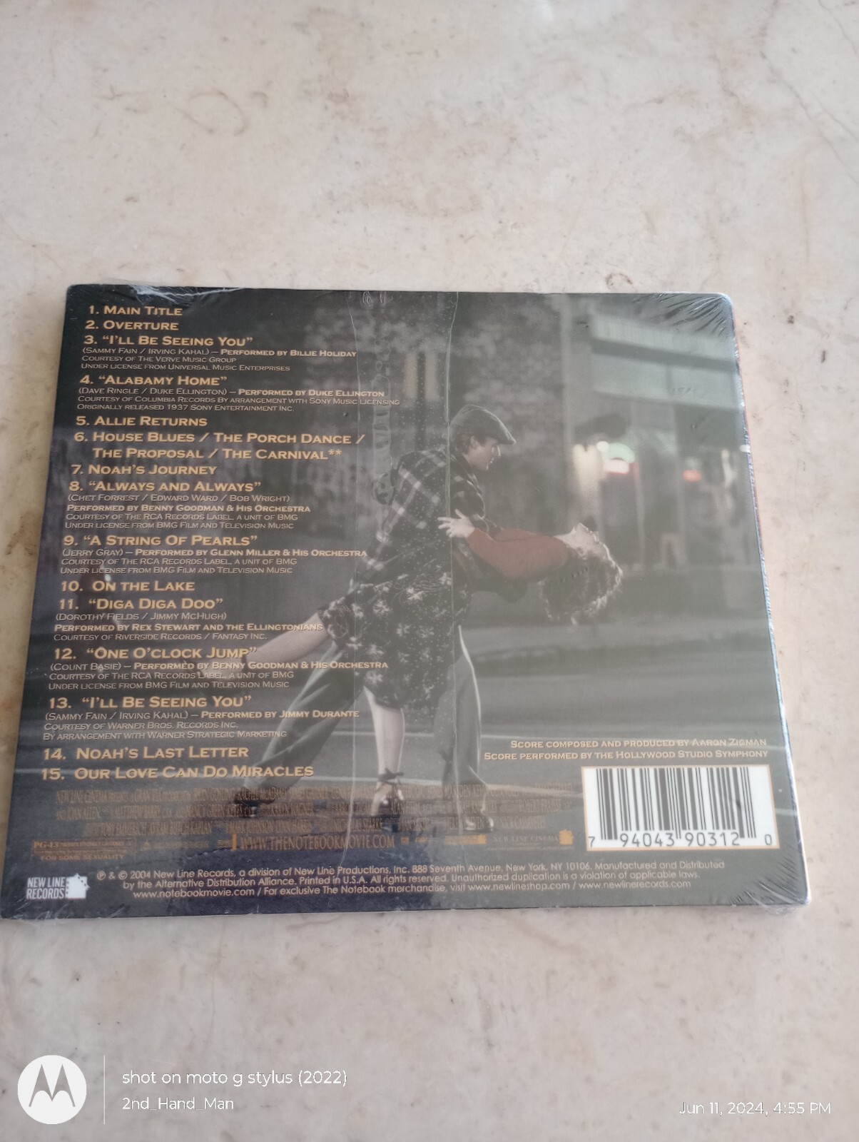 The Notebook [Original Motion Picture Soundtrack] by Aaron Zigman (CD ...