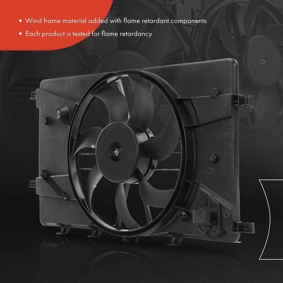 A-Premium 2x Radiator & Single Cooling Fan Assy Kit for Chevy Cruze ...