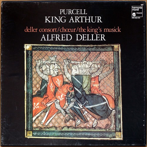 PURCELL • KING ARTHUR • DELLER • 2 LP BOX • EX/NM- • HARMONIA HM 252/53 ...