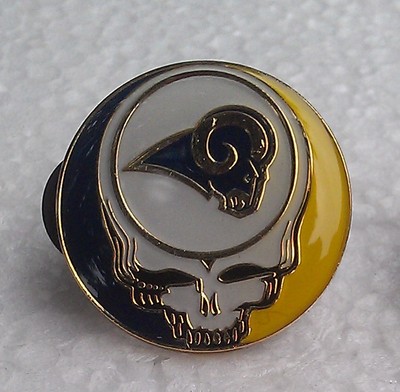 Los Angeles Rams - Lapel pin - Grateful dead stealie - Rams - football ...