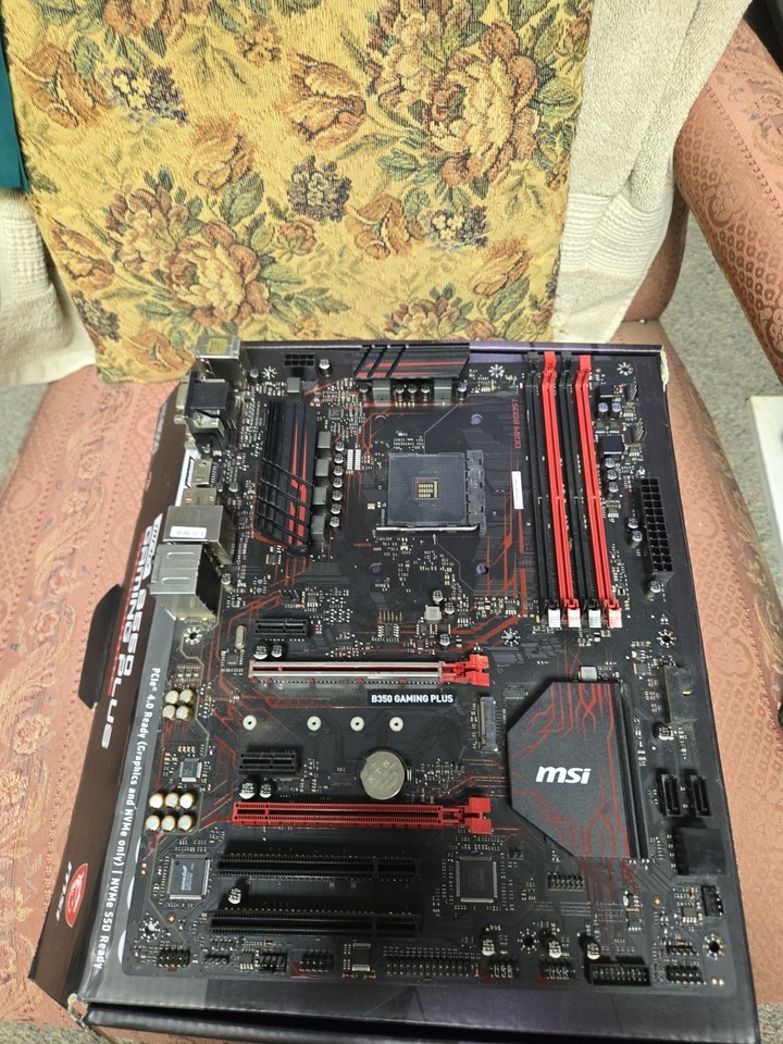 MSI B350 Gaming Plus Motherboard RYZEN AMD Socket AM4 824142145753| eBay