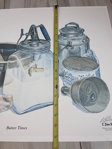 Butter Times by C Don Ensor 17 1/2x23 Numbered and Signed Print | eBay