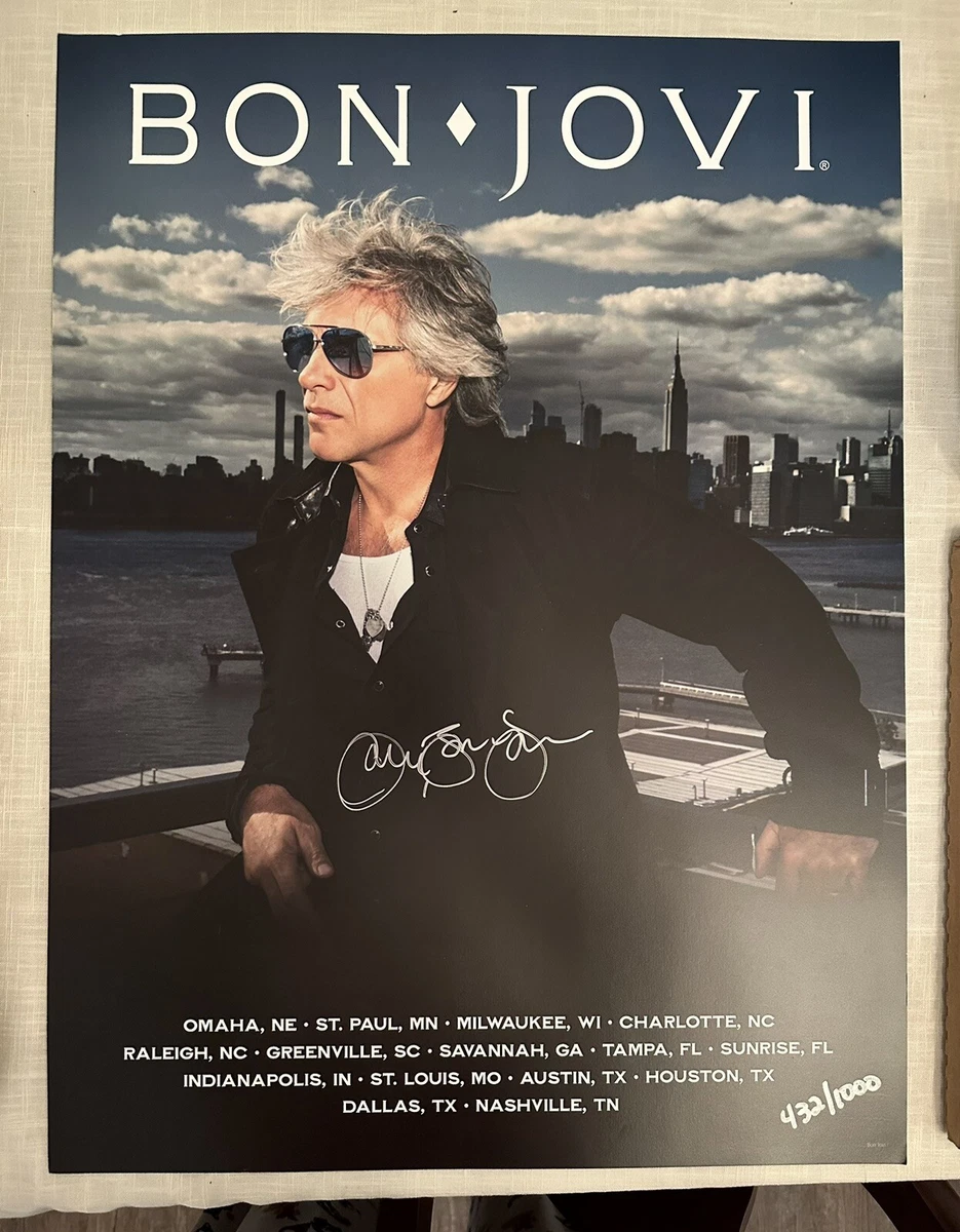 Bon Jovi 2022 Tour Poster