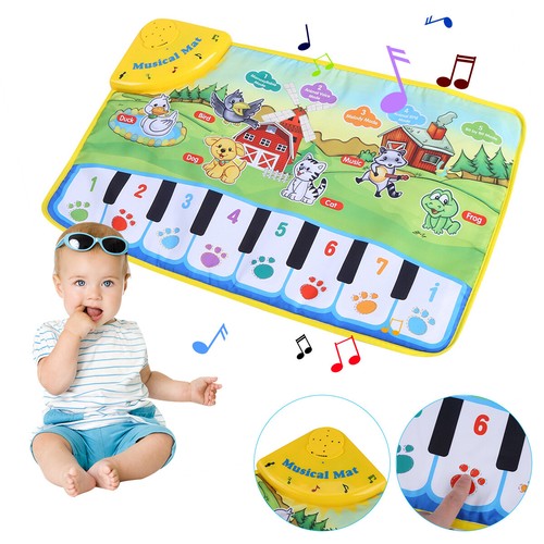 Kid Gift Toy Touch Play Learn Singing Piano Keyboard Music Carpet Floor ...