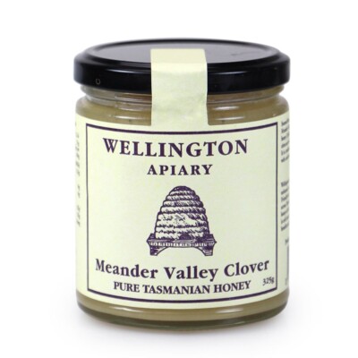 NEW Wellington Apiary Meander Valley Clover Honey 325g | eBay Australia