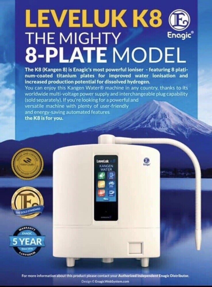 Kangen Enagic Leveluk K8 Water Filter Machine for sale online | eBay