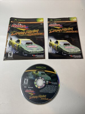IHRA Drag Racing 2004 (Microsoft Xbox, 2004) Disc Manual & Case Art ...