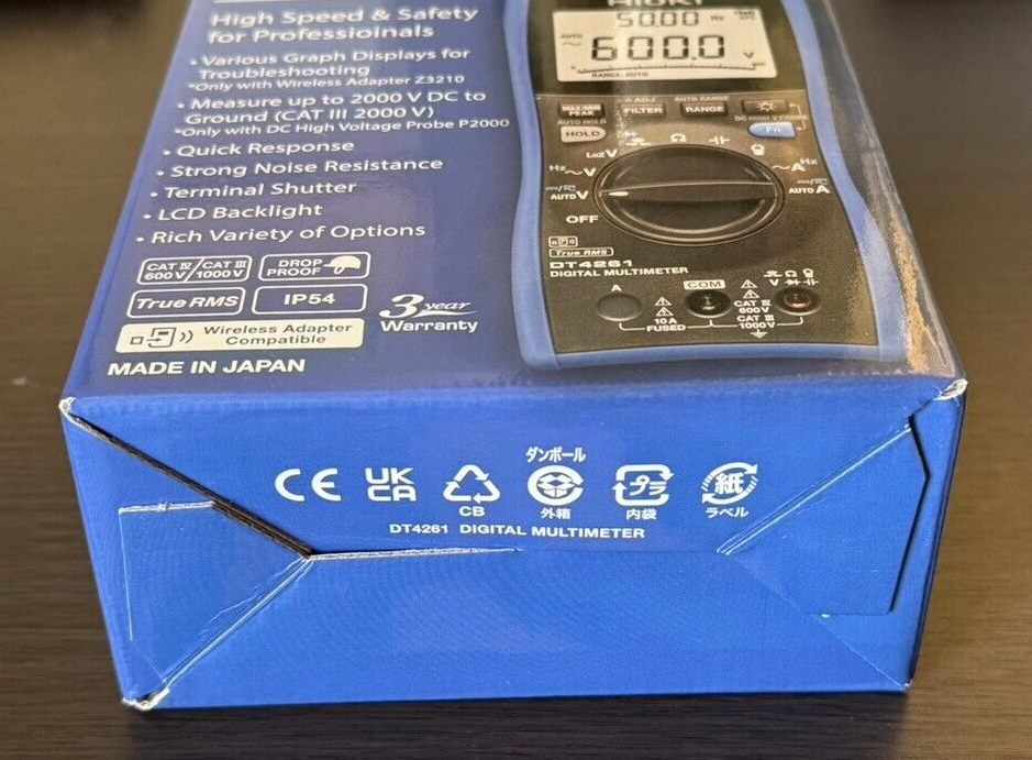 Hioki DT4261 Digital Multimeter Wireless Adapter Compatible | eBay