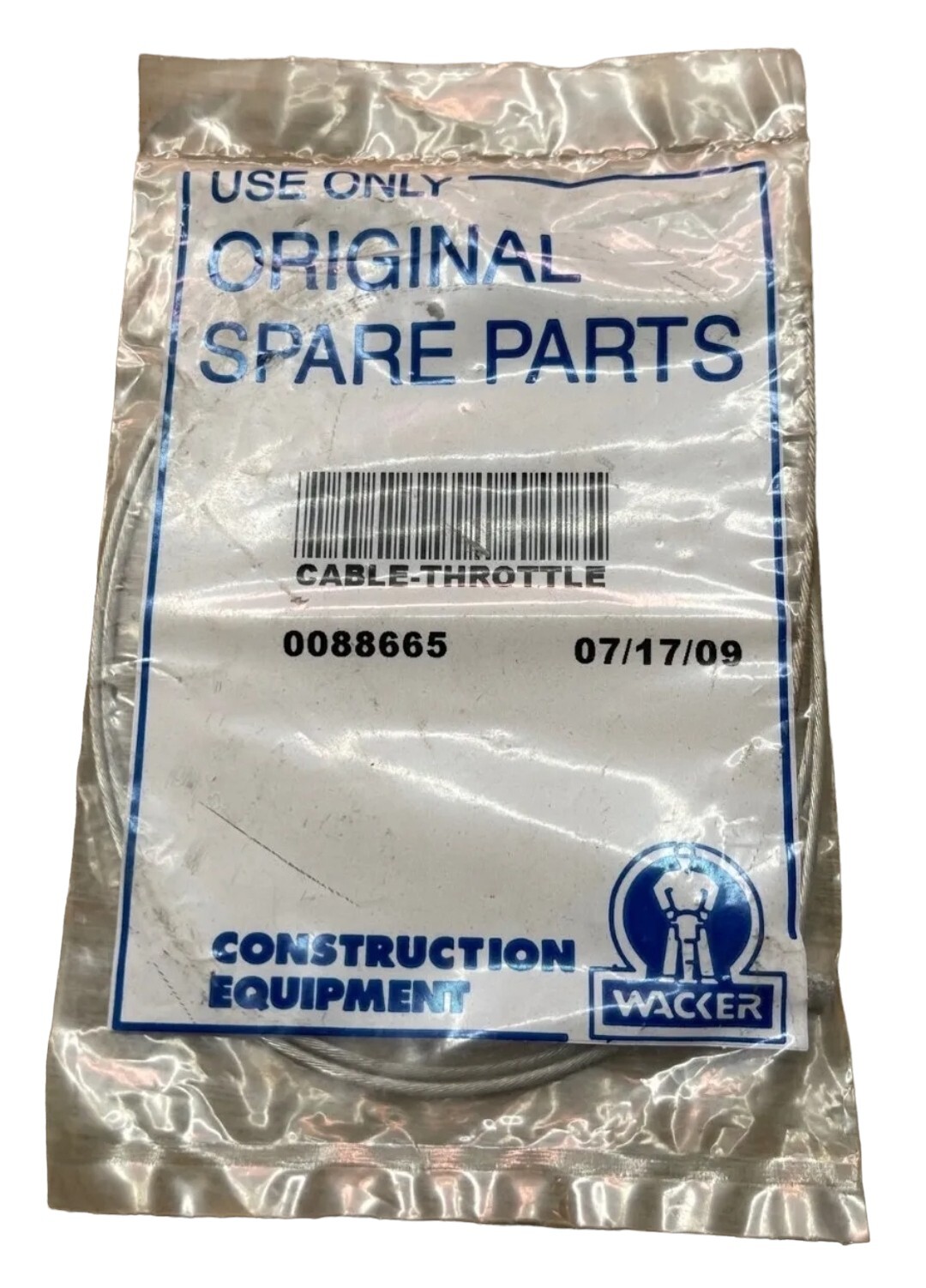 Wacker Bs52y Bs60y Throttle Cable - 0088665 for sale online | eBay