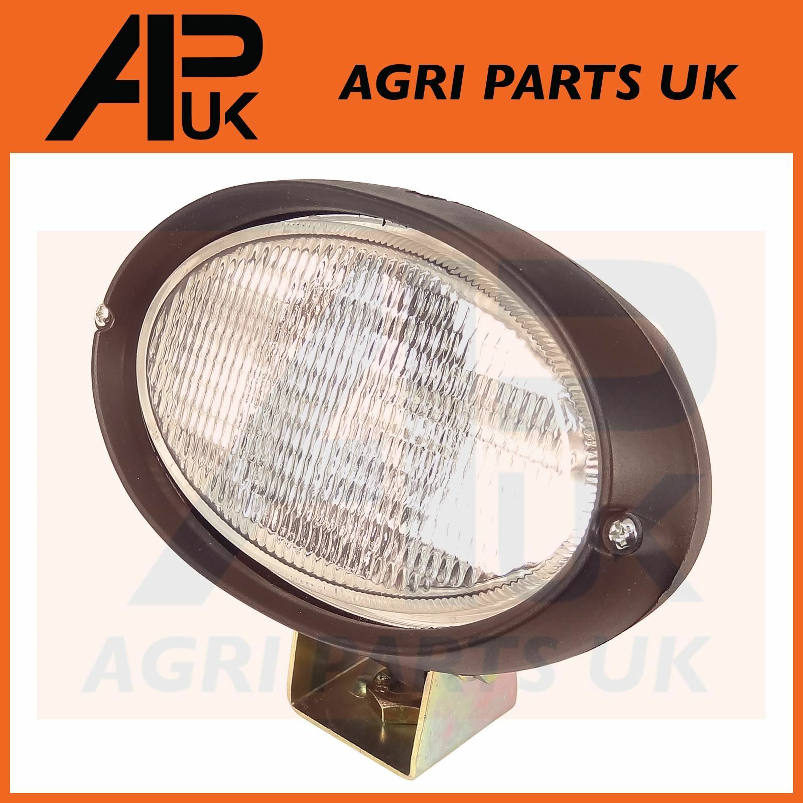 Work Light Oval 12V Lamp Digger Spot Fog + Plug for JCB 3CX Backhoe 4CX ...