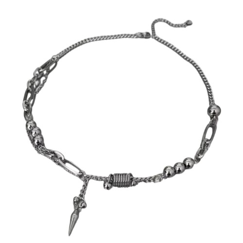 Titaniums Steel Rivet Collar Chain Ornament for Everyday Stylish ...
