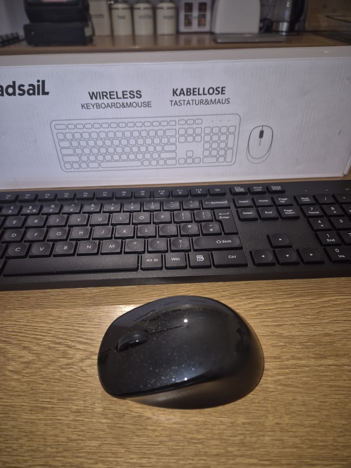 LeadsaiL Wireless Keyboard and Mouse Set, 2.4GHz USB | eBay UK
