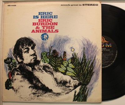 Eric Burdon And The Animals Lp Eric Is Here On Mgm - Vg++ To Nm / Vg++ ...