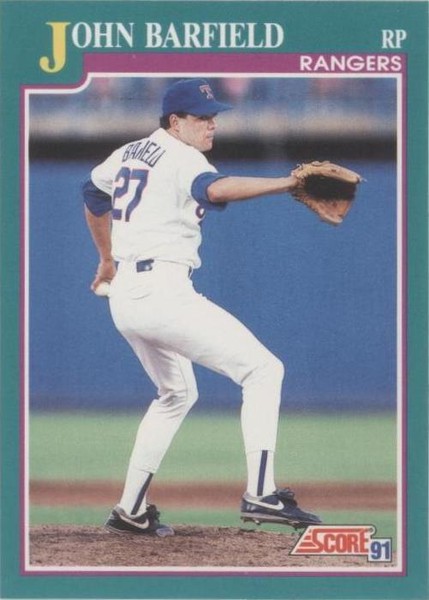1991 Score - #573 John Barfield (RC) for sale online | eBay