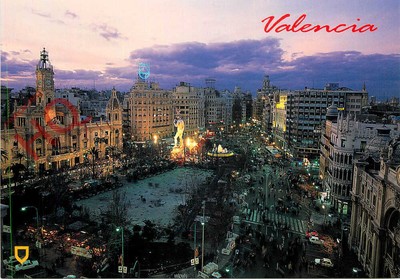Picture Postcard>>Valencia, Plaza Del Ayuntamiento | eBay UK