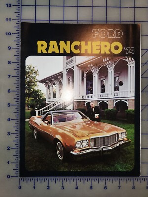 1974 Ford Ranchero Brochure Folder Original | eBay