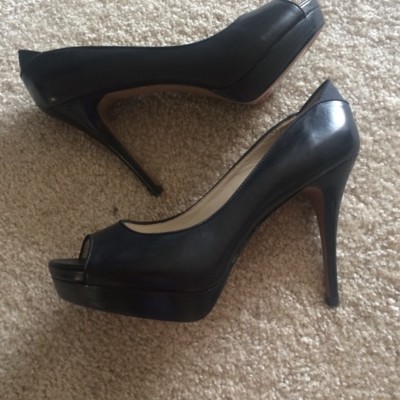 Classiques Entier Peep Toe Shoe Size 9 Color Black 82238 - 20 | eBay
