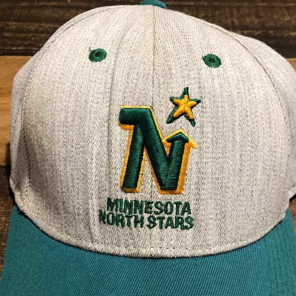 Minnesota North Stars Hat Cap Mens Fitted Extra Large Gray NHL Hockey ...