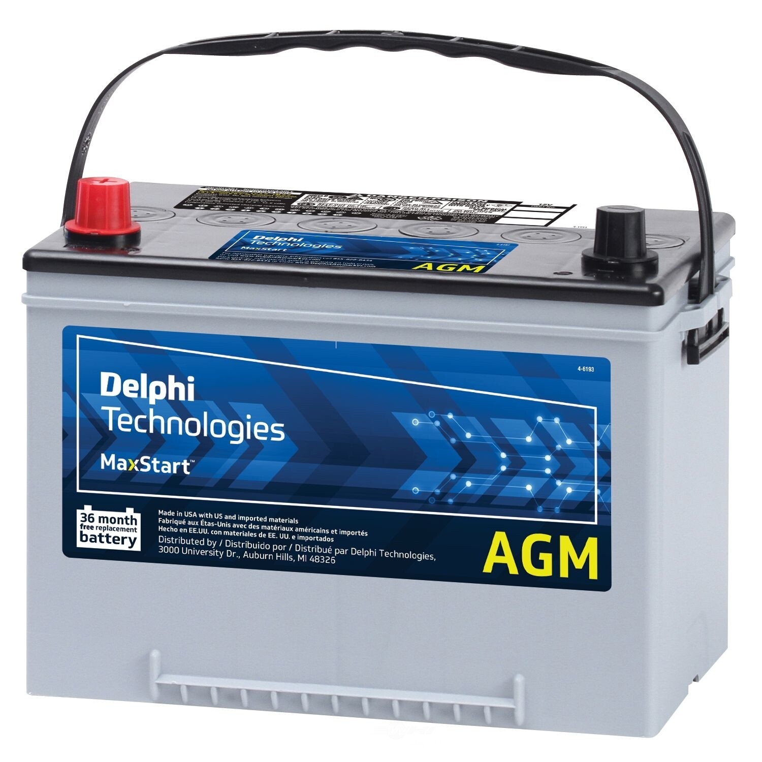 Vehicle Battery-MaxStart AGM Battery Delphi BU9034 for sale online | eBay
