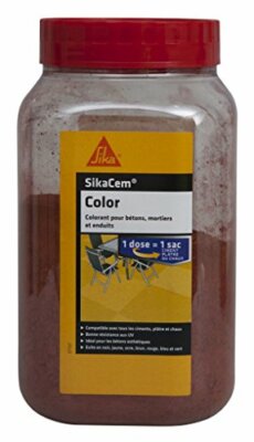 sikacem color – Colorante in polvere per cemento, calce e gesso – 800 g ...