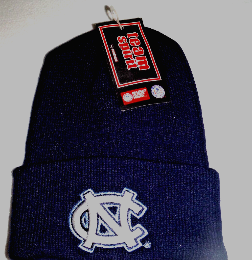 Vintage 90s UNC North Carolina Tar Heels NCAA Winter CUFFED Beanie ...