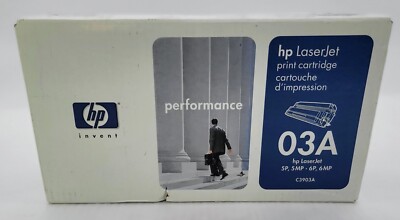 HP Laserjet print cartridge 03A C3903A Black | eBay